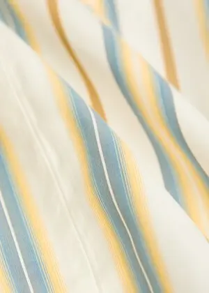 Thierry Colson Bianca Striped Cotton-poplin Blouse
