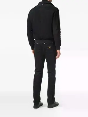 BILLIONAIRE Logo Patch Bomber Jacket