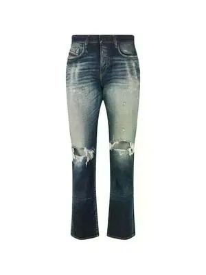 DIESEL® Distressed Faded Jeans - Blue
