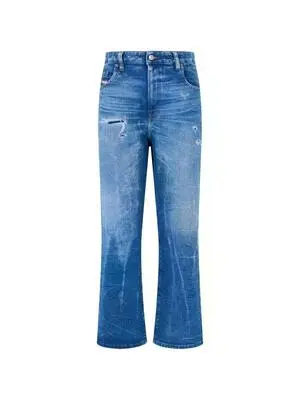 DIESEL® Distressed Flared-leg Jeans