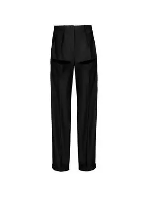 ALMAZ Pleated Cut-out Trousers