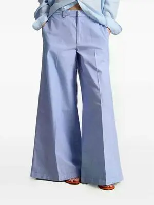 Polo Ralph Lauren Wide-leg Cotton Trousers
