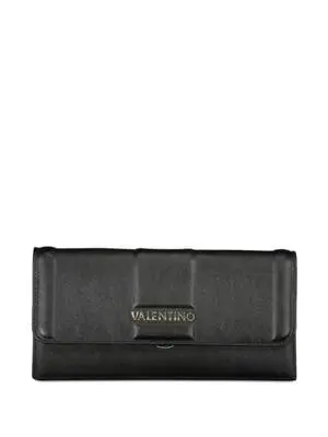 MARIO VALENTINO Quilted Logo-lettering Tote Bag - Black