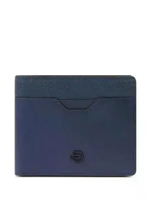 PIQUADRO Grained-leather Wallet - Blue
