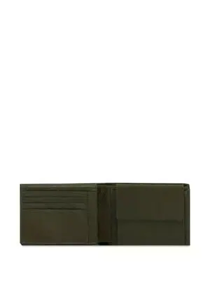 PIQUADRO Grained Leather Wallet - Green