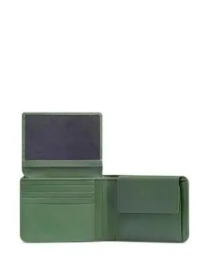PIQUADRO Mesh-texture Flip-up Wallet