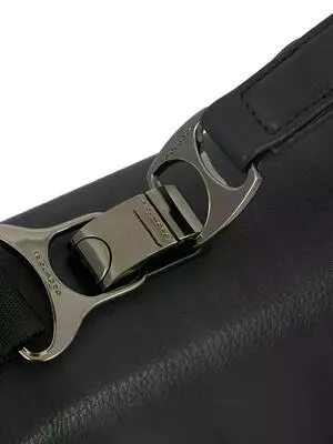 PIQUADRO Expandable Leather Briefcase