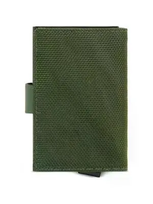 PIQUADRO Pop-up Leather-trim Cardholder