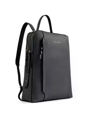 PIQUADRO Logo Plaque Backpack
