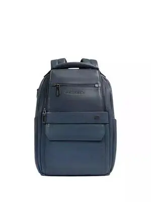 PIQUADRO Grained Texture Backpack - Blue