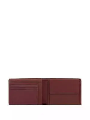 PIQUADRO Flip-up Leather Wallet - Red
