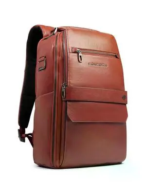 PIQUADRO Logo Plaque Backpack