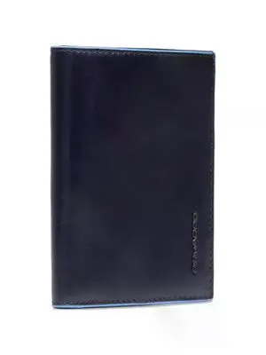 PIQUADRO Vertical Leather Wallet