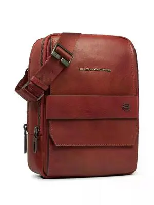PIQUADRO Leather Messenger Bag