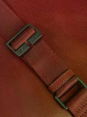PIQUADRO Leather Messenger Bag