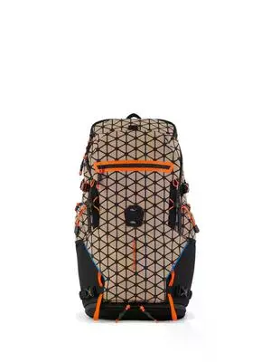 PIQUADRO Hexagon Print Backpack