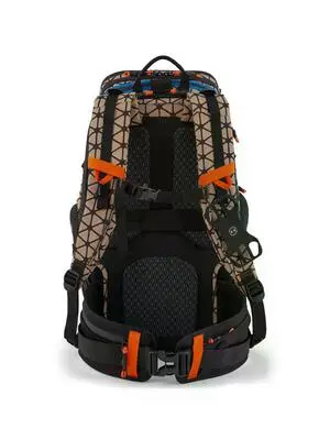 PIQUADRO Hexagon Print Backpack