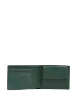 PIQUADRO Logo-plaque Leather Wallet - Green