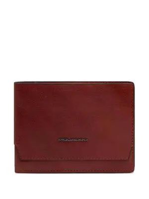 PIQUADRO Solm Leather Wallet - Red