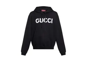Gucci Embroidered Logo Hoodie