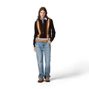 Miu Miu Five-pocket Washed Denim Jeans - Sapphire Blue