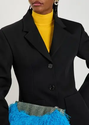 Loewe Wool-blend Blazer - Black