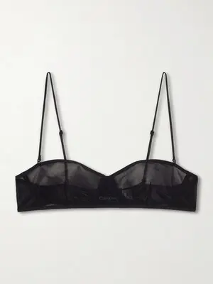 Calvin Klein Alden Balconette Bra - Black