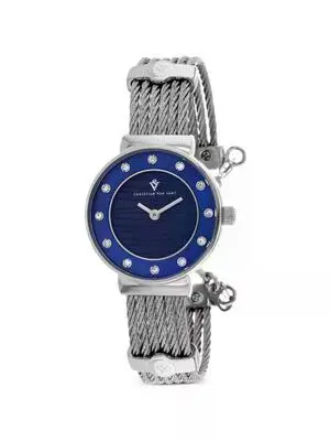 CHRISTIAN VAN SANT Cable-link Watch - Blue
