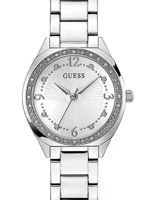 Guess Charlotte 30mm Watch - Silver