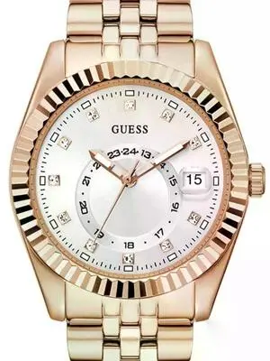Guess Round-shape 34mm Watch With Date Window