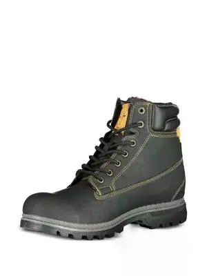 Carrera Eyewear Lace-up Contrast-stitch Leather Boots