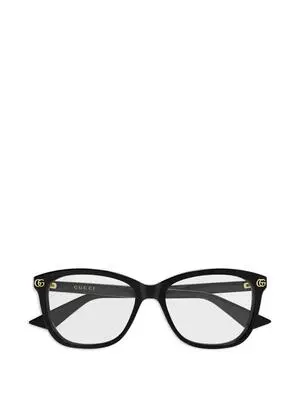 Gucci Double G Cat-eye Glasses - Black