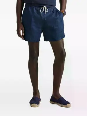 Polo Ralph Lauren Embroidered Swim Shorts - Blue
