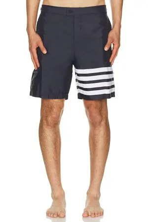 Thom Browne Button Front Board Shorts