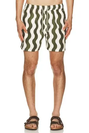 Oas Waver Swim Shorts - Forest