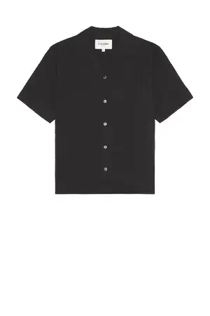 CORRIDOR Paisley Embroidery Short Sleeve Shirt