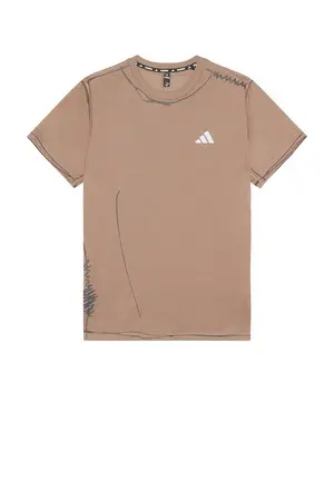 ADIDAS X SONG FOR THE MUTE Running Tee In Brown
