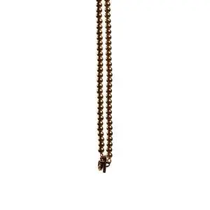 ISAIAH 54:17 Cross And Mother Mary Pendant Necklace - Gold