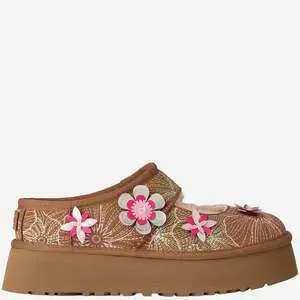 UGG Bea Mary Jane Platform Mules - Marrone