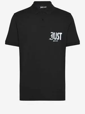 Just Cavalli Cotton Polo Shirt With Logo