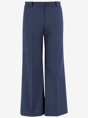 QL2 DONNA Wide Leg Stretch Cotton Pants