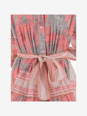 PEP'S CANNES Floral Print Cotton Dress