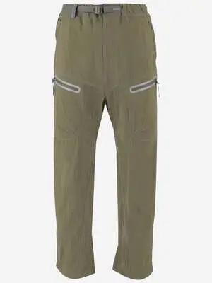 AND WANDER Nylon Drawstring Trousers - Cachi