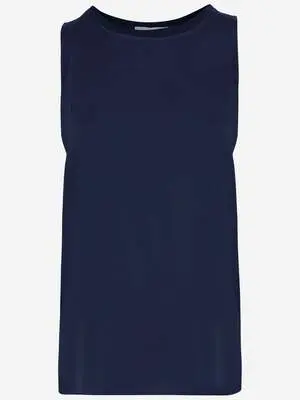 Q WINS Sleeveless Stretch Cotton Top