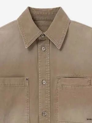 WOOYOUNGMI Cotton Shirt With Logo - Beige