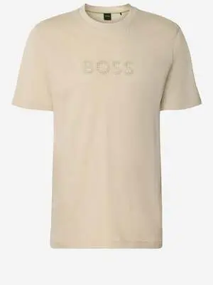 Hugo Boss Cotton T Shirt With Logo