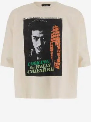 WILLY CHAVARRIA Printed Cotton T Shirt - White