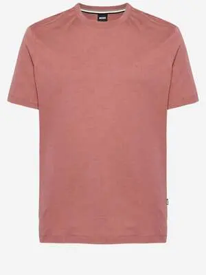 Hugo Boss Cotton T Shirt With Logo - Red