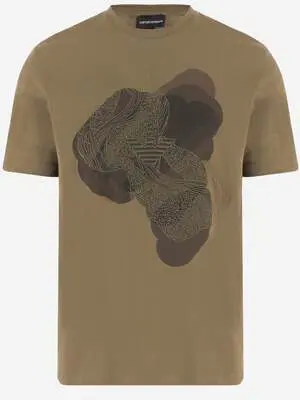 Emporio Armani Cotton T Shirt With Logo