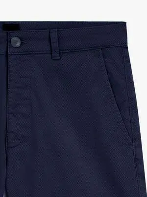 Hugo Boss Stretch Cotton Shorts - Navy